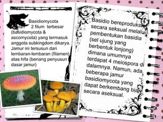 Biologi deuteuromycota, basidiomycota | PPTX