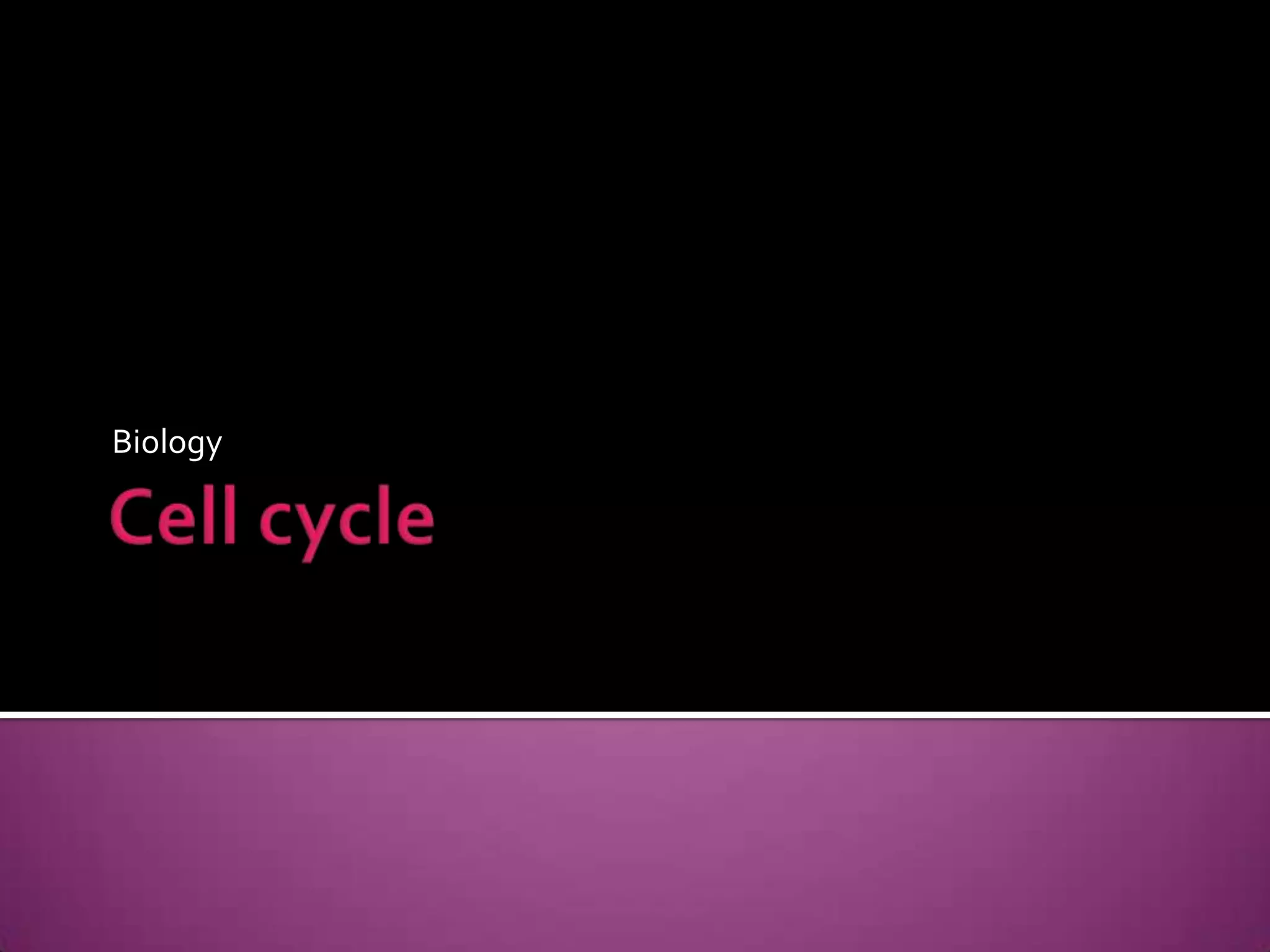 cell cycle | PPT
