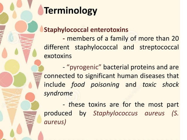 Staphylococcus aureus food-poisoning outbreak associated with the consumption of ice cream | PPT