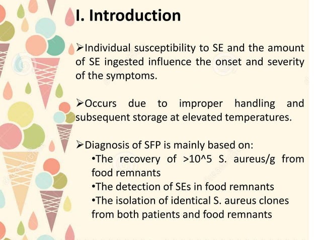 Staphylococcus aureus food-poisoning outbreak associated with the consumption of ice cream | PPT