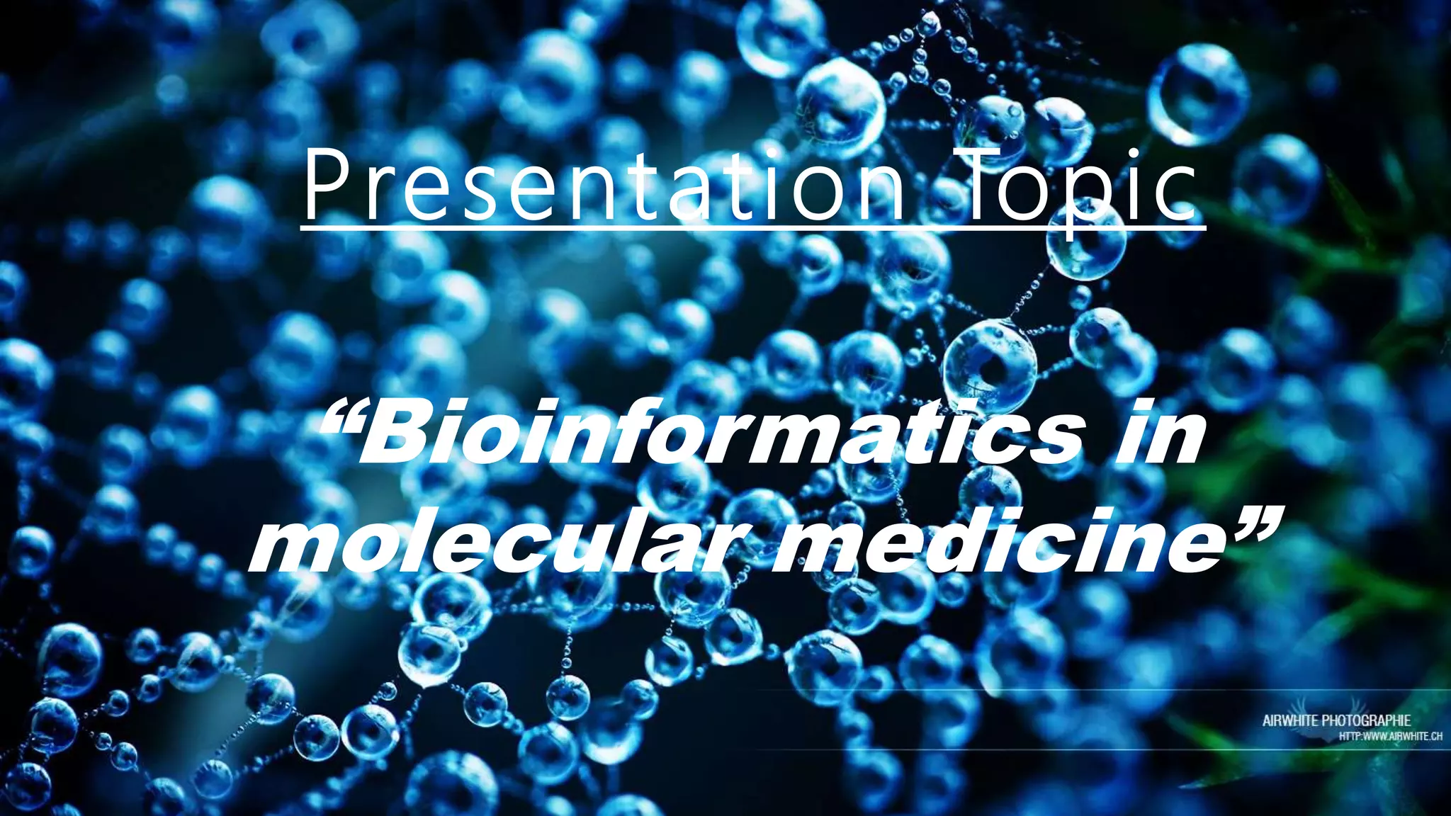 Bioinformatics | PPTX