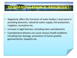 MANAGEMENT OF WETLANDS THROUGH BIOMANIPULATION | PPTX