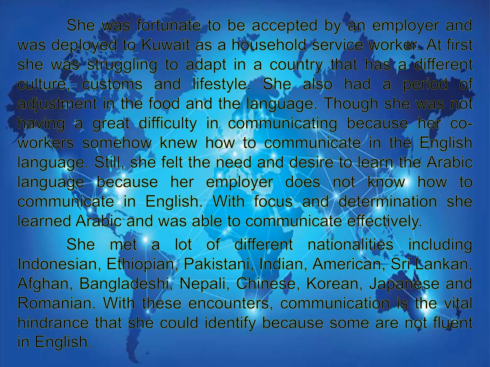 COMMUNICATION: A BRIDGE TO GLOBAL UNDERSTANDING | PPTX