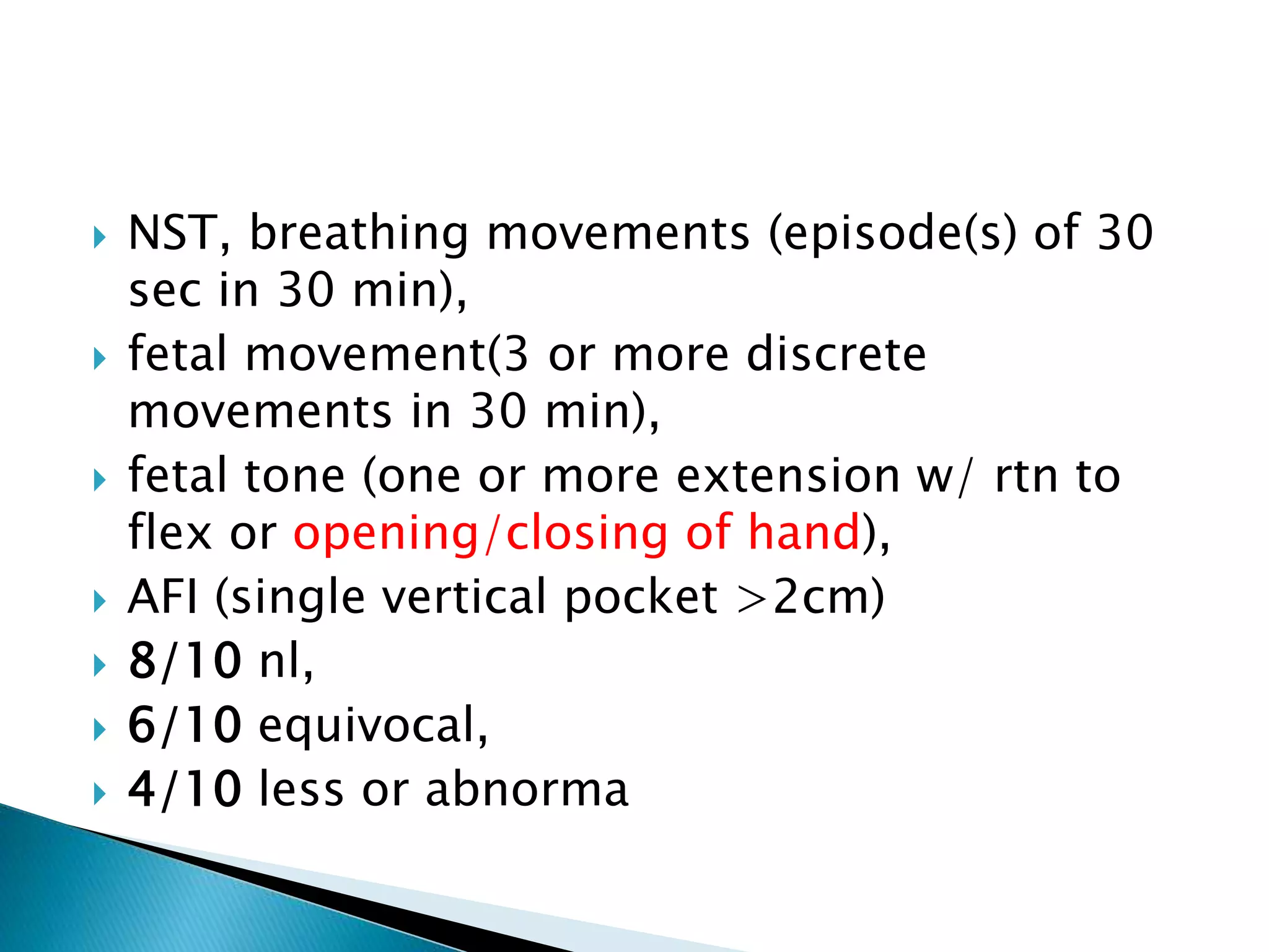 antepartum fetal assessment | PPTX | Pregnancy | Reproductive Health