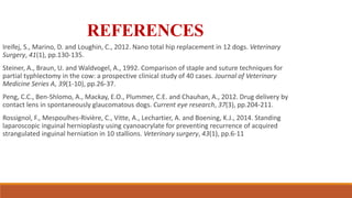 biomaterials in veterinary | PPTX