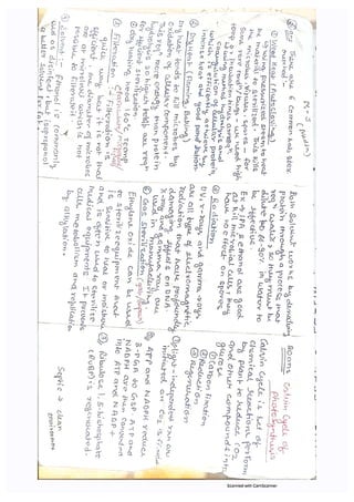 short notes bio | PDF