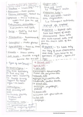 short notes bio | PDF