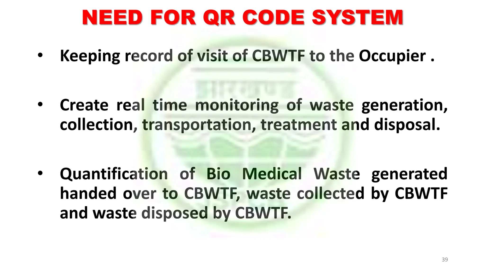 biomedical waste management ppt for Environmental engineering | PPTX