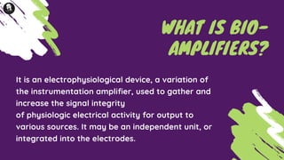Bio amplifiers - basics | PDF