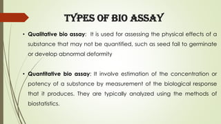 Bio Assay | PDF