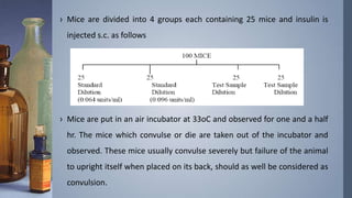 Bio assays of insulin | PPTX