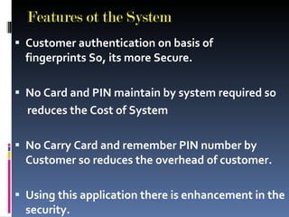 Bio atm with-microsoft_finger_print_sdk | PPT