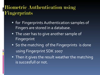 Bio atm with-microsoft_finger_print_sdk | PPT