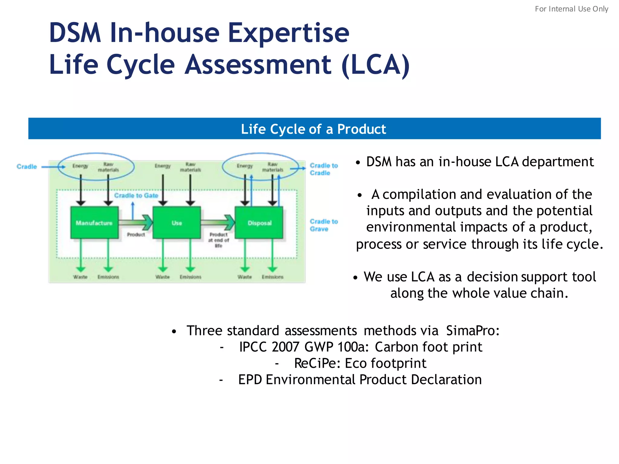 Bio-Based Material Applications by Daniel Gao, DSM | PPT | Free download