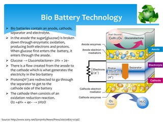 Biz Model for Bio-Batteries | PPT