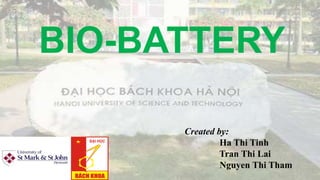 Bio battery | PPT
