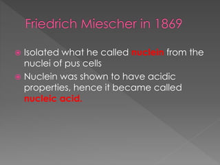 Nucleic Acids (DNA & RNA) | PPTX