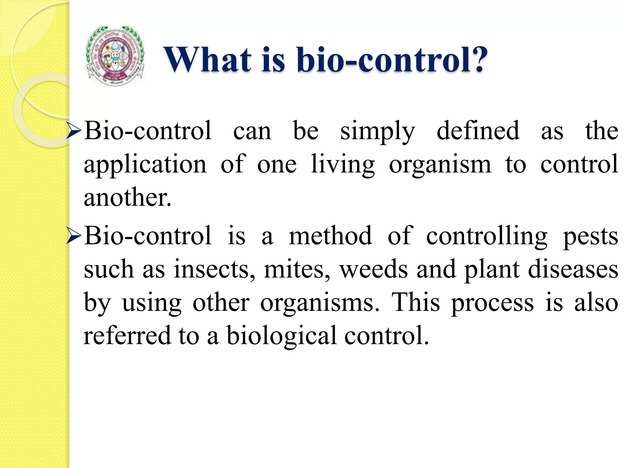 Bio control agent | PPTX