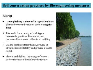 Bio engineering methods and their control for soil erosion | PPTX