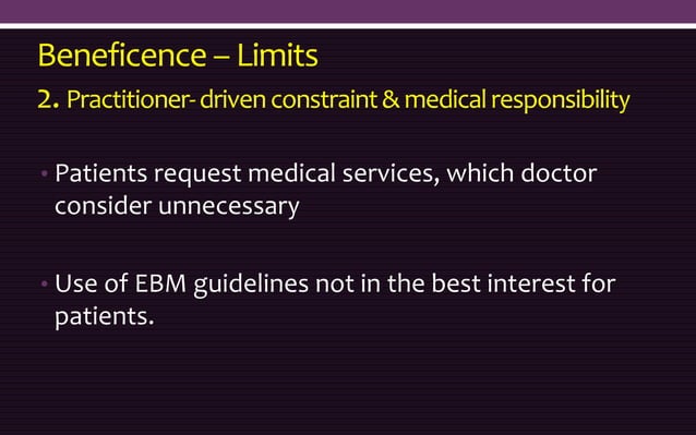 Bio ethics - Beneficence & Non-maleficence | PPTX | First Aid | Injuries
