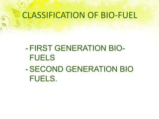BIO FUEL | PPTX