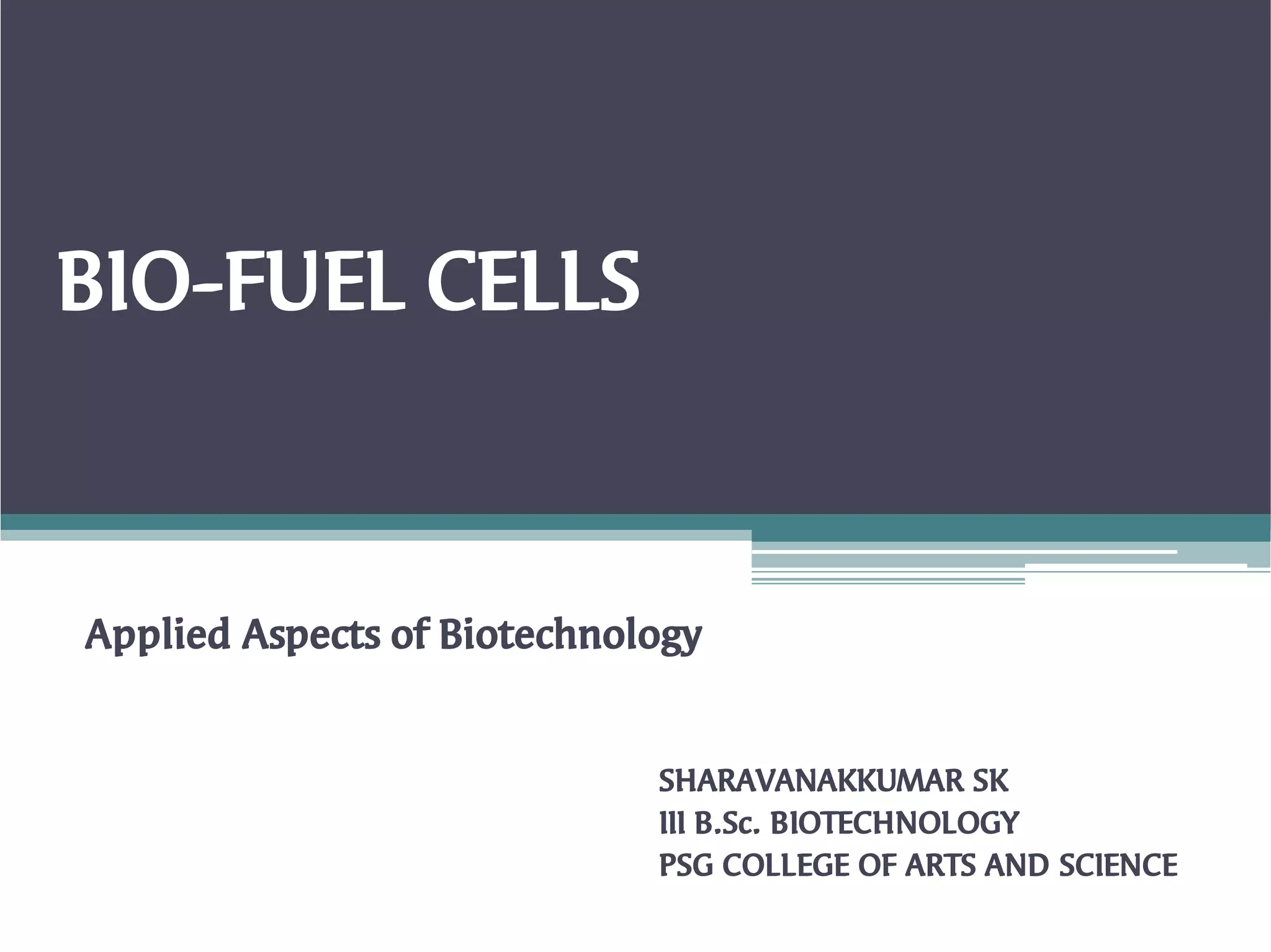 Bio fuel cells | PDF
