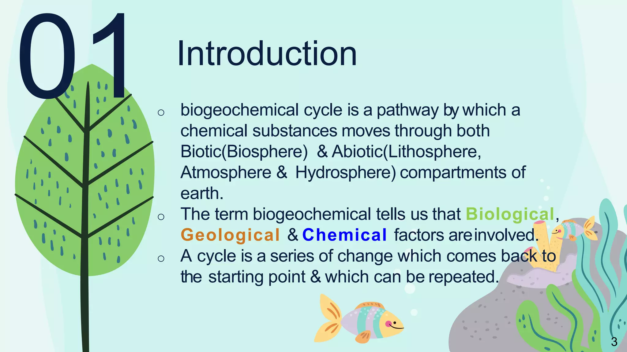 Bio geo-chemical cycles | PPTX