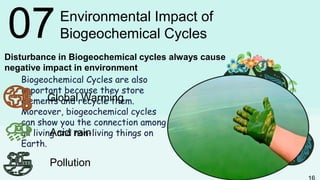 Bio geo-chemical cycles | PPTX