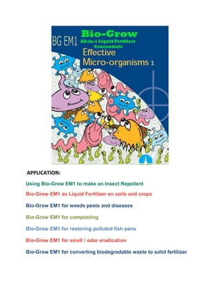 Bio grow application | PDF