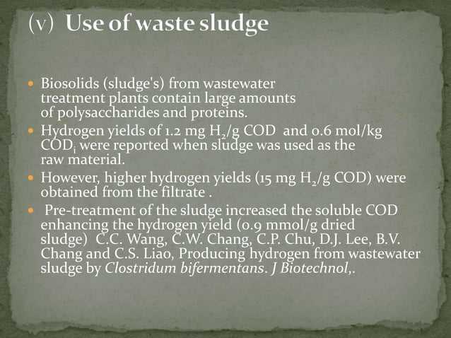 Bio hydrogen production from waste materials | PPTX | Commodities | Economy