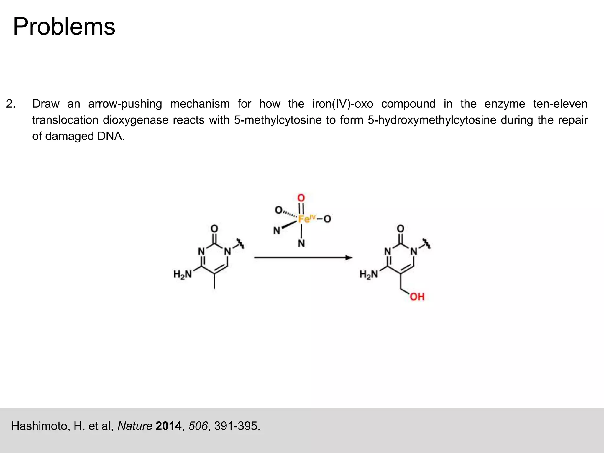 Bio inspired metal-oxo catalysts for c–h bond functionalization | PPTX
