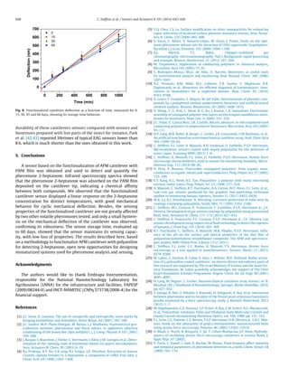 Bio inspired sensor for insect pheromone analysis based on polyaniline ...