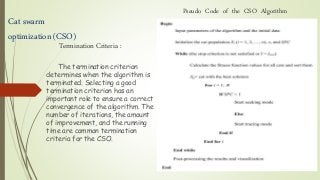 Bio-Inspired Techniques(Cat Swarm Optimization).pptx