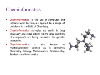 Bio inspiring computing and its application in cheminformatics | PPTX