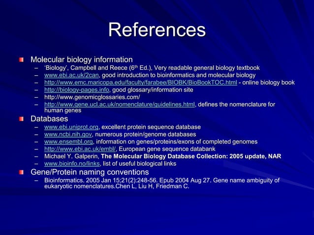 introduction to molecular biology for BS | PPT