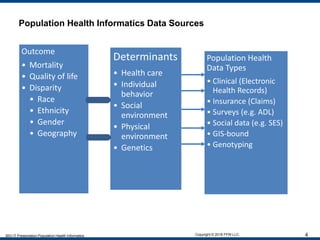 Population Health Informatics | PDF