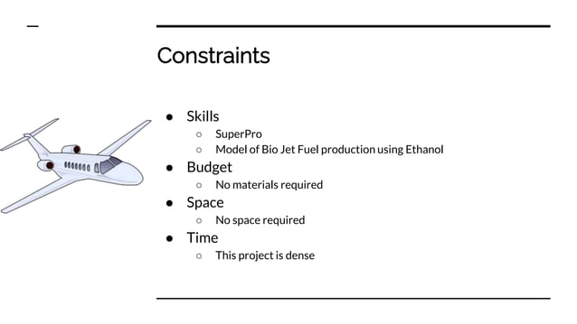 Bio jet fuel synthesis | PPTX | Aviation Industry | Industries