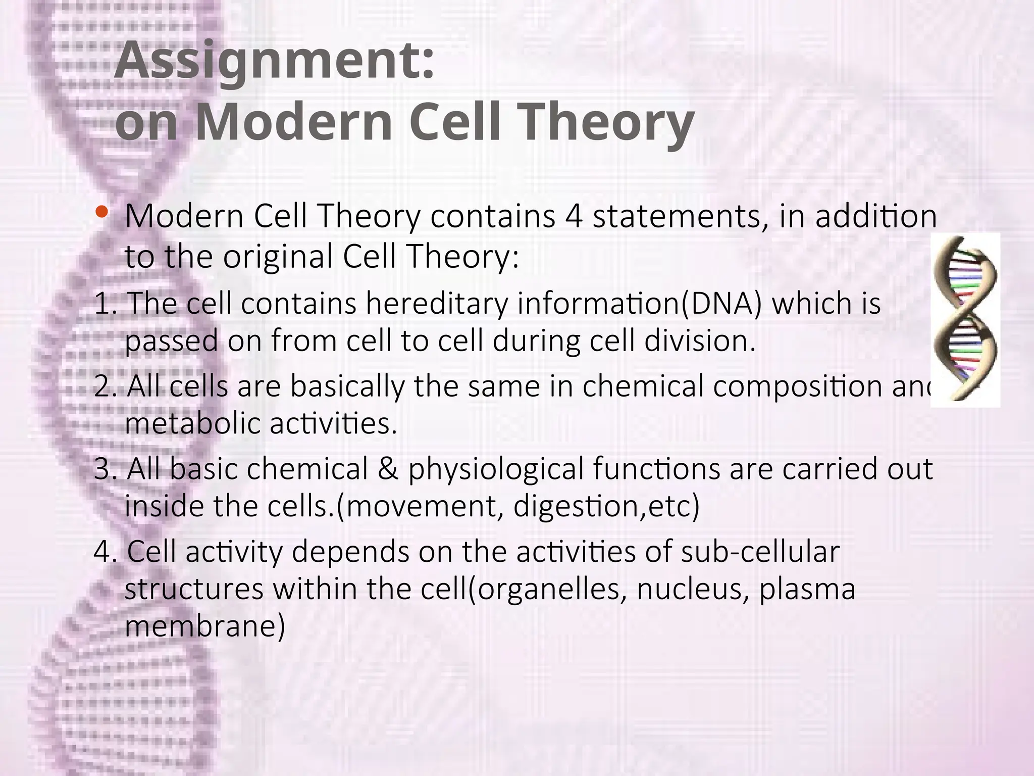 General biology- Postulate of cell theory lesson-1.ppt