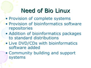 Bio Linux | PPT