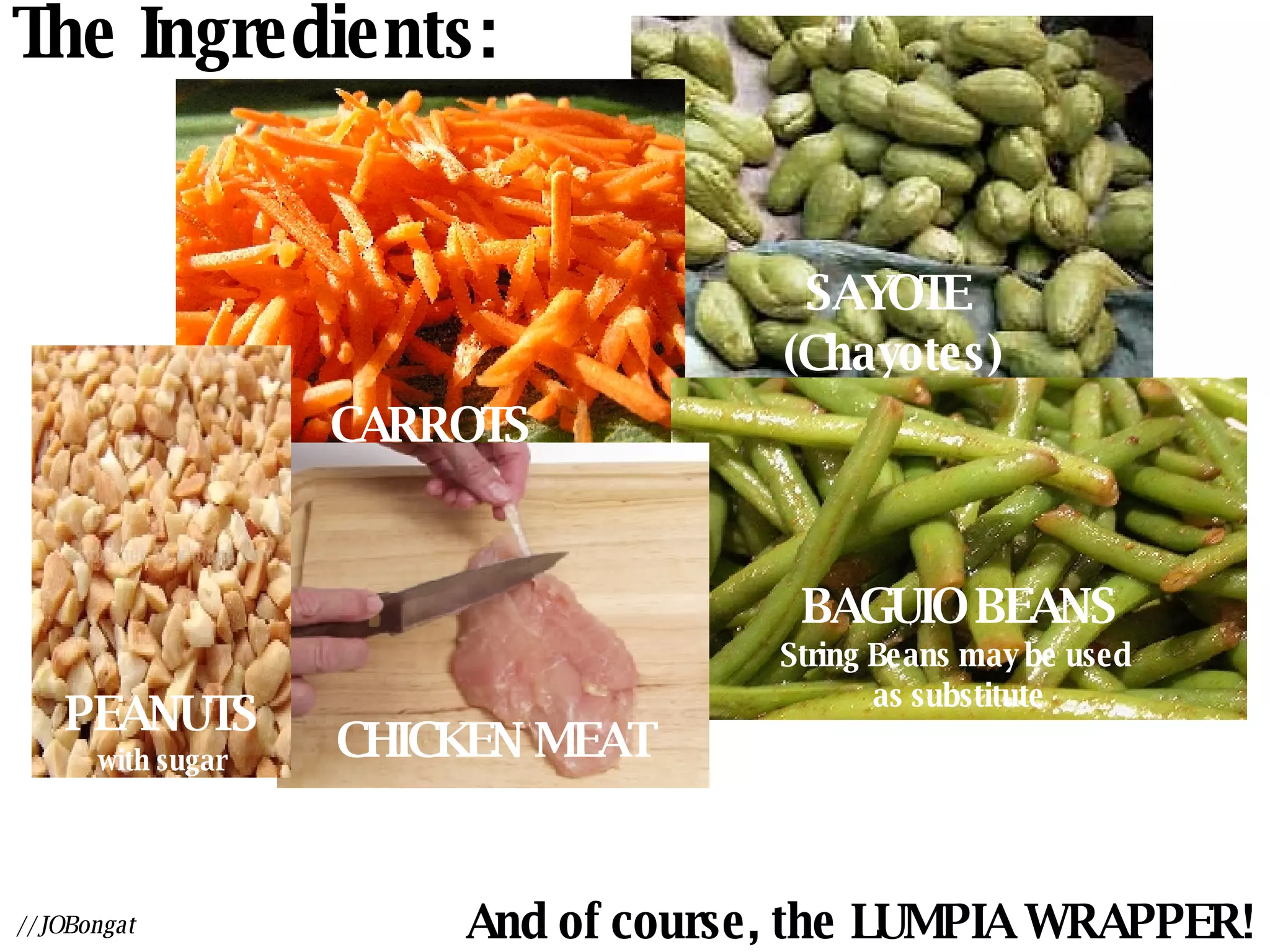 BIO Lumpiang Gulay | PPT | Healthy Cooking and Eating | Food & Drink