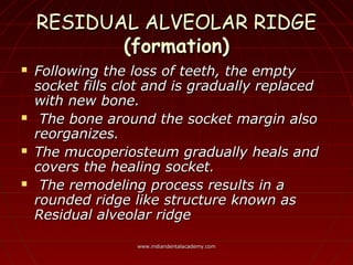 Bio mechanical considerations in complete denture prosthesis ...
