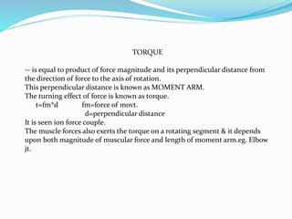 Bio mechanics | PPTX