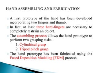 Biomechatronic-hand | PPTX