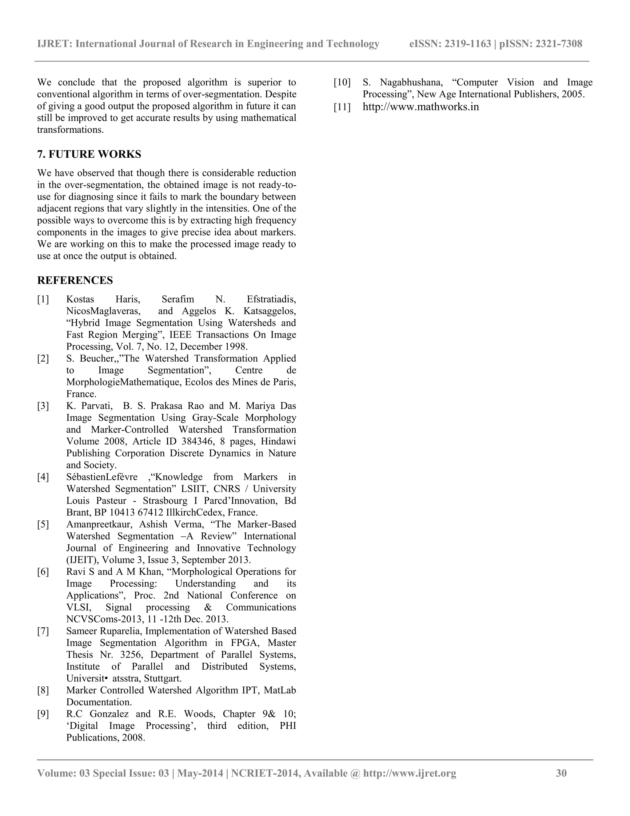 Bio medical image segmentation using marker controlled watershed algorithm a case study | PDF