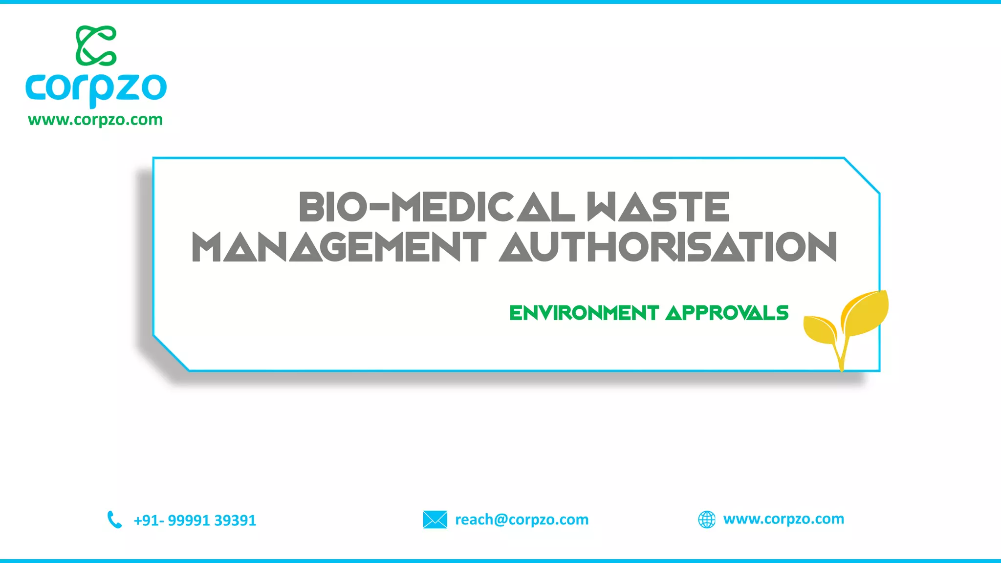 Bio-Medical Waste AUthorisation _ CVPL.pdf | Free Download