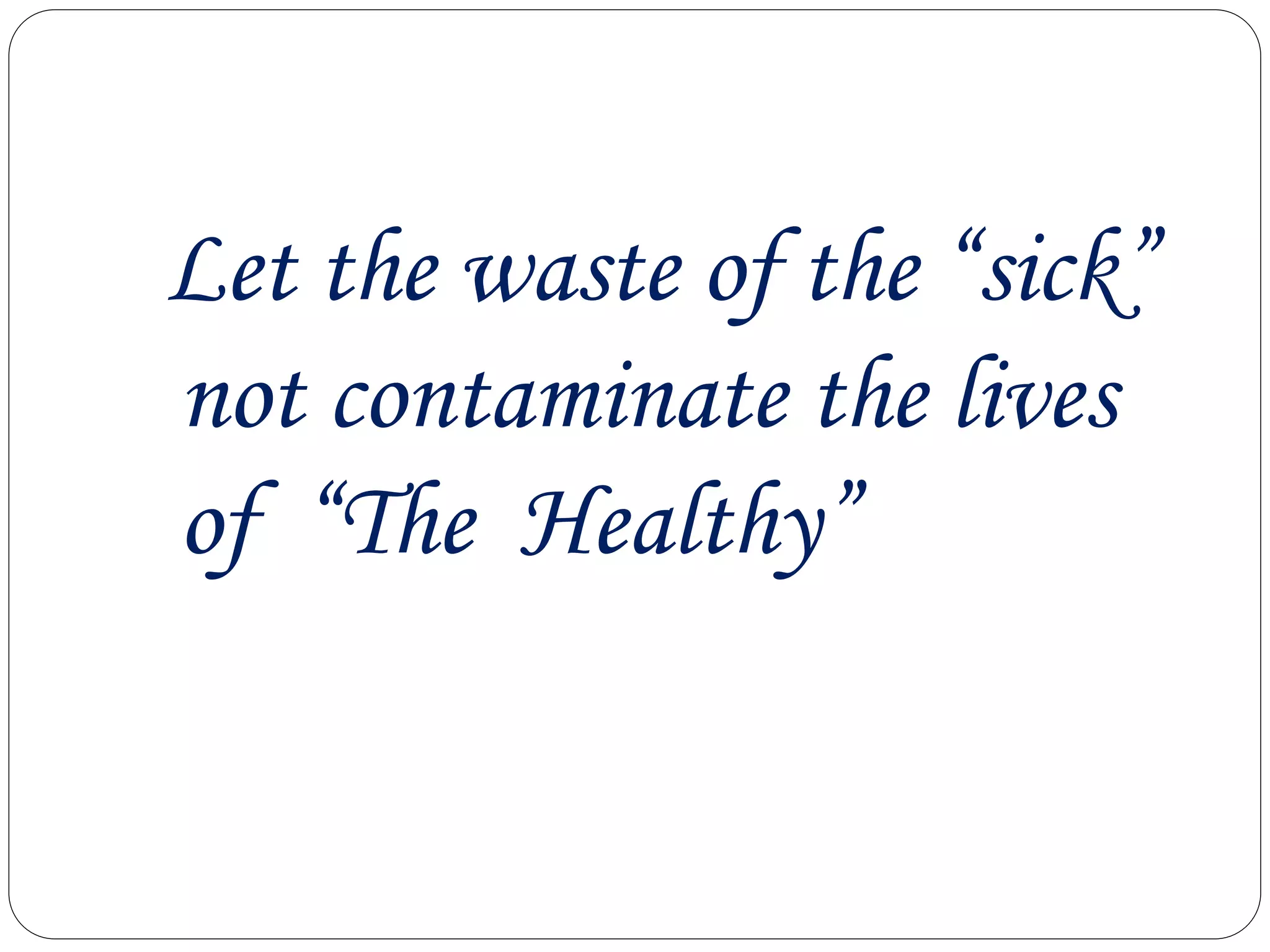 Bio medical waste management | PPTX