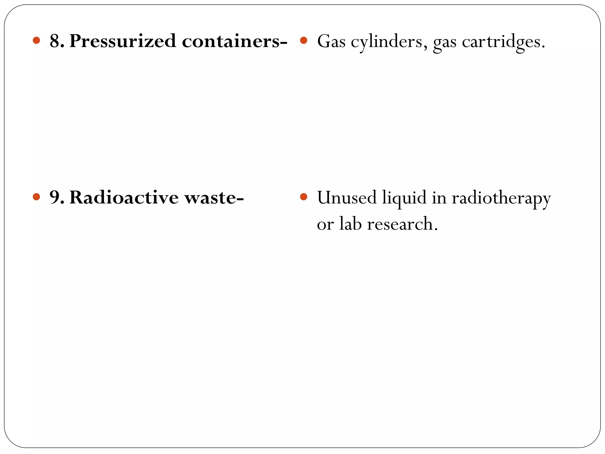 Bio medical waste management | PPTX
