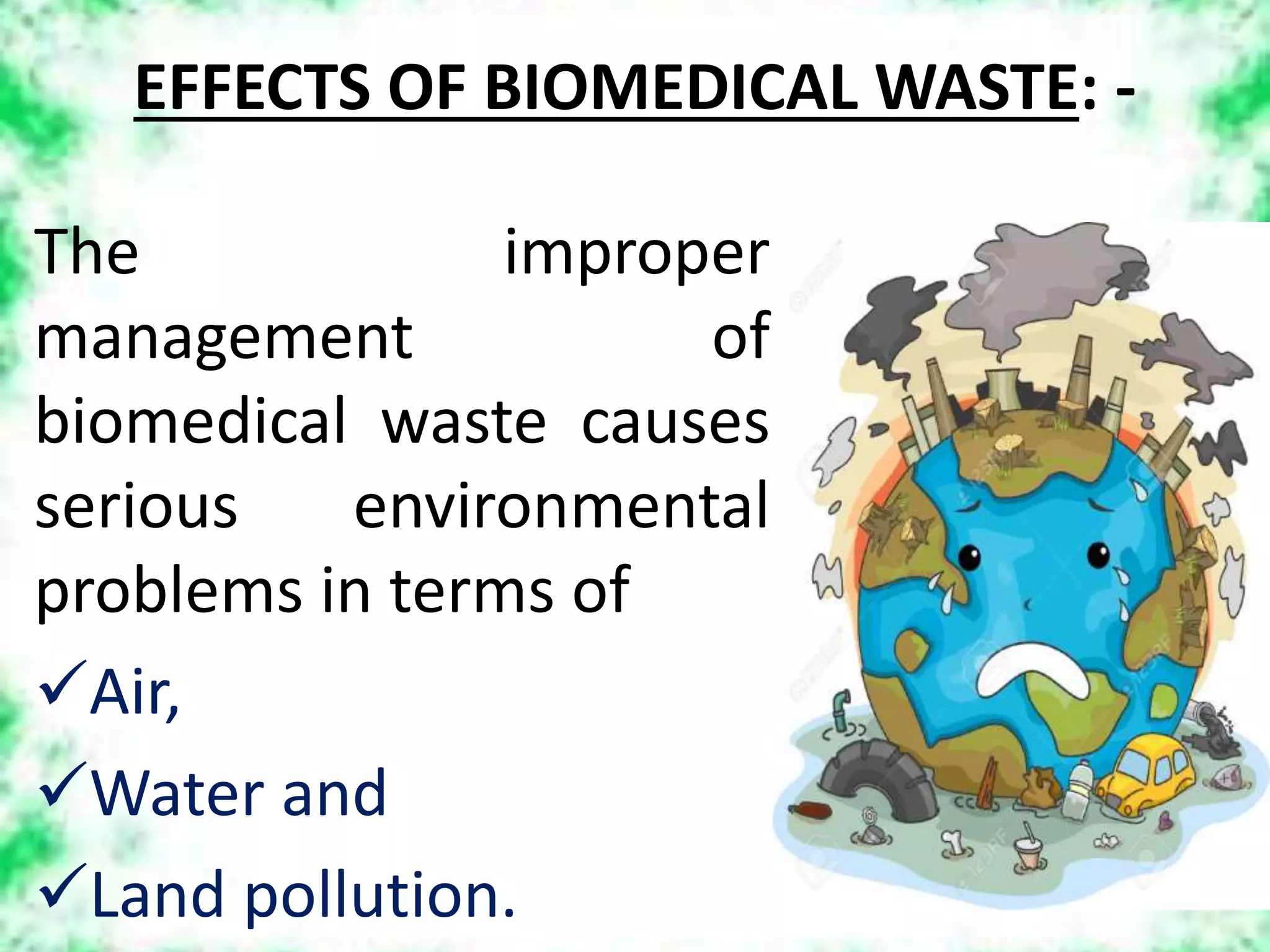 Bio medical waste management | PPTX