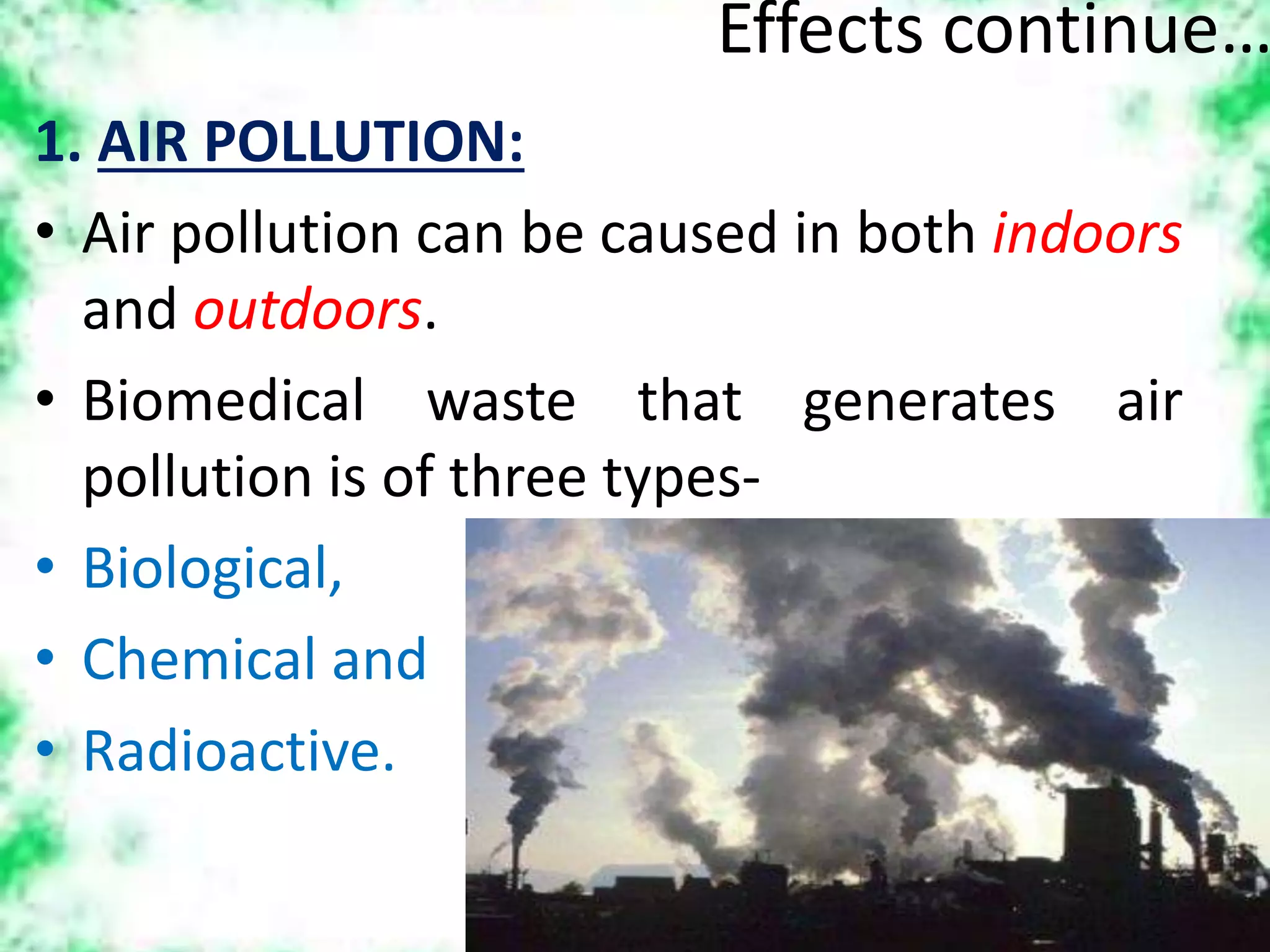 Bio medical waste management | PPTX