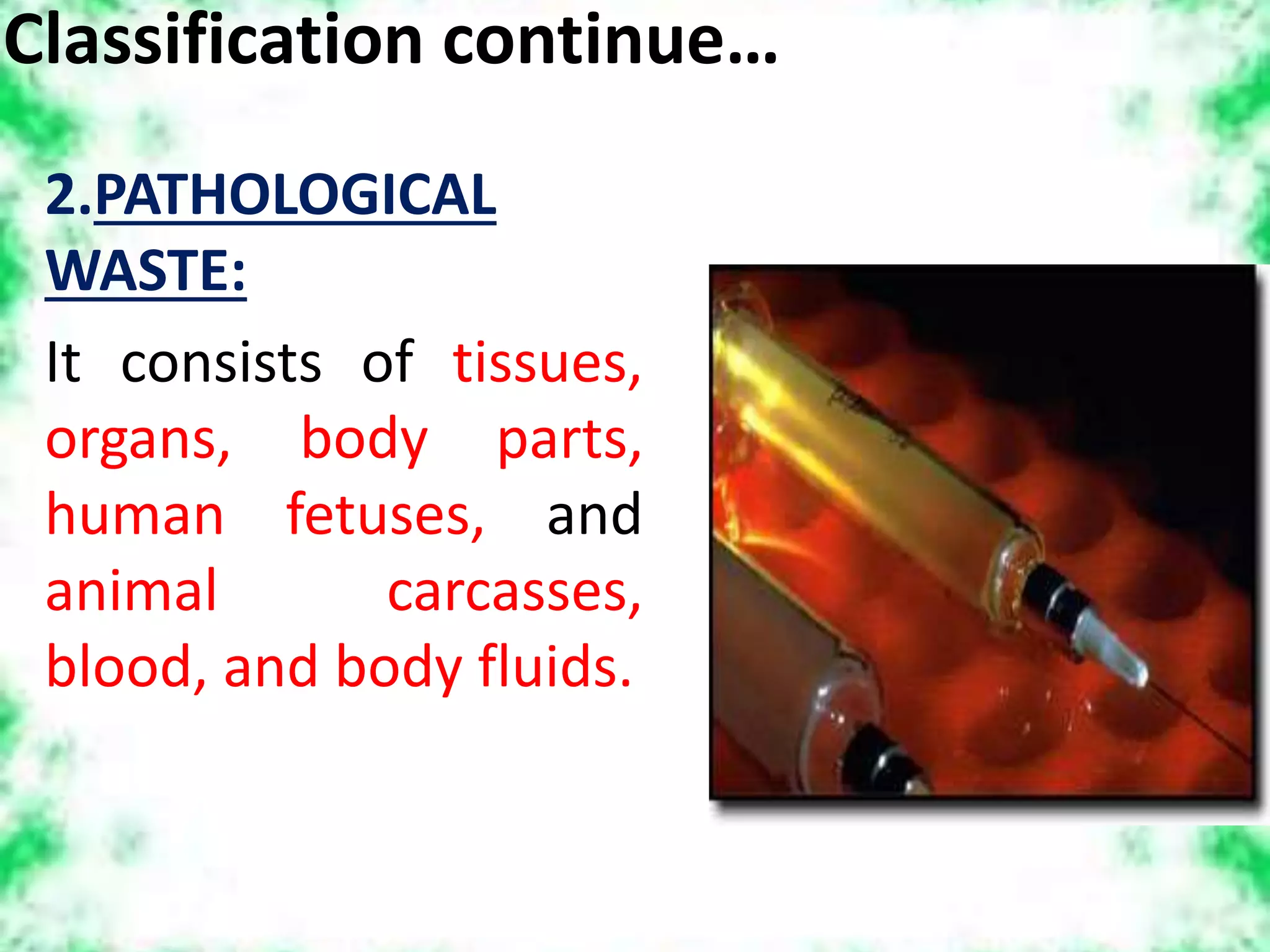 Bio medical waste management | PPTX
